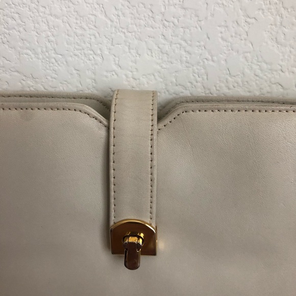 Susan Gail | Bags | Vintage Susan Gail Cream Genuine Leather Bag | Poshmark